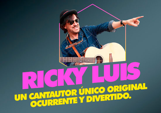 RICKY LUIS. Información de próximas fechas y presentaciones. Compra tus ...