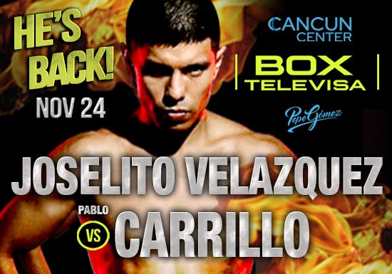VELÁZQUEZ VS CARRILLO. Información de próximas fechas y presentaciones. Compra tus boletos en ...