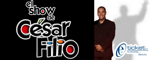 CESAR FILIO. Información de próximas fechas y presentaciones. Compra ...