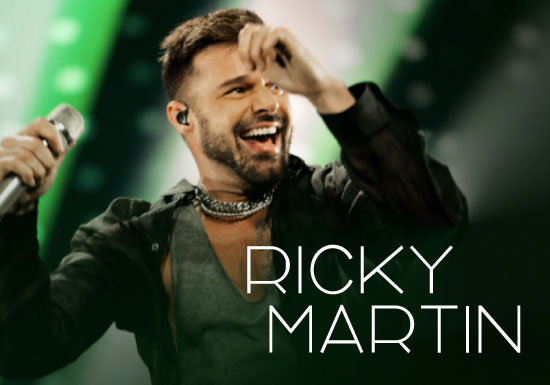RICKY MARTIN. Información de próximas fechas y presentaciones. Compra tus boletos en línea o en ...