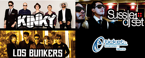 KINKY, LOS BUNKERS Y SUSSIE 4 DJ SET. Información de próximas fechas y ...