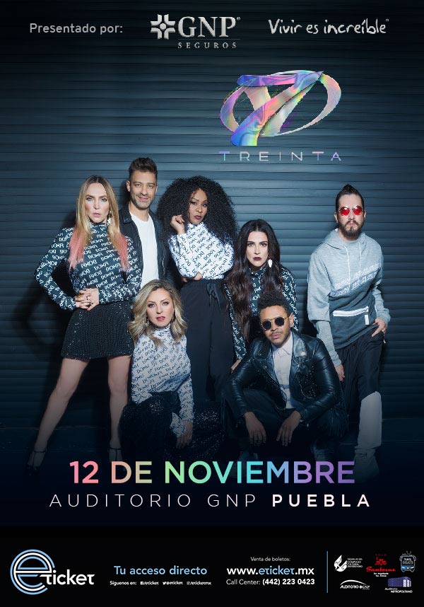 OV7 30 AÑOS : Auditorio GNP Seguros : PUEBLA : Información del evento - Compra tus Boletos - México