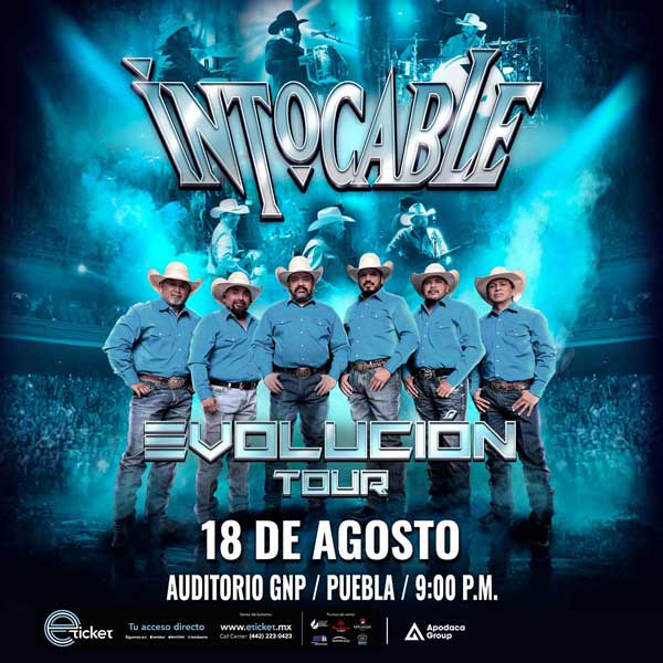 INTOCABLE : Auditorio GNP Seguros : PUEBLA : Información del evento - Compra tus Boletos - México