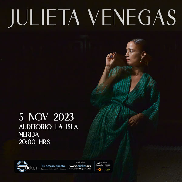 JULIETA VENEGAS : Auditorio La Isla Mérida : MÉRIDA : Información del ...