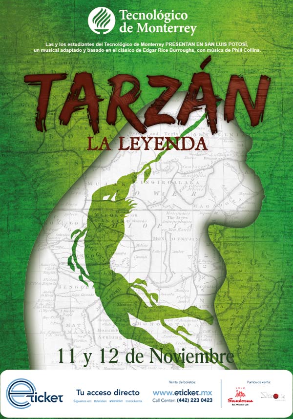 TARZÁN LA LEYENDA : Centro Cultural Universitario Bicentenario : SAN ...