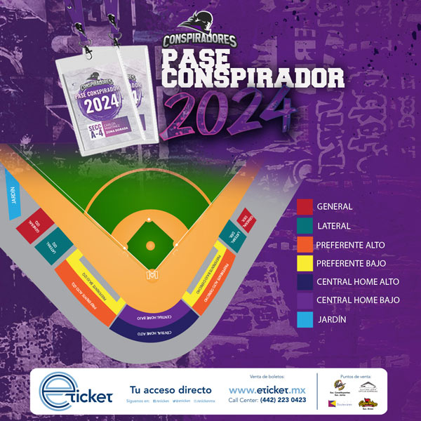 CONSPIRADORES QUERÉTARO - ABONADO : Estadio de Béisbol Los ...