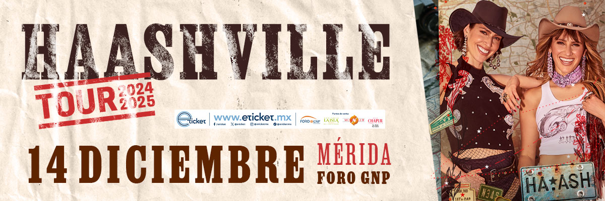 HA-ASH : Foro GNP Seguros : MÉRIDA : Información del evento - Compra tus Boletos - México
