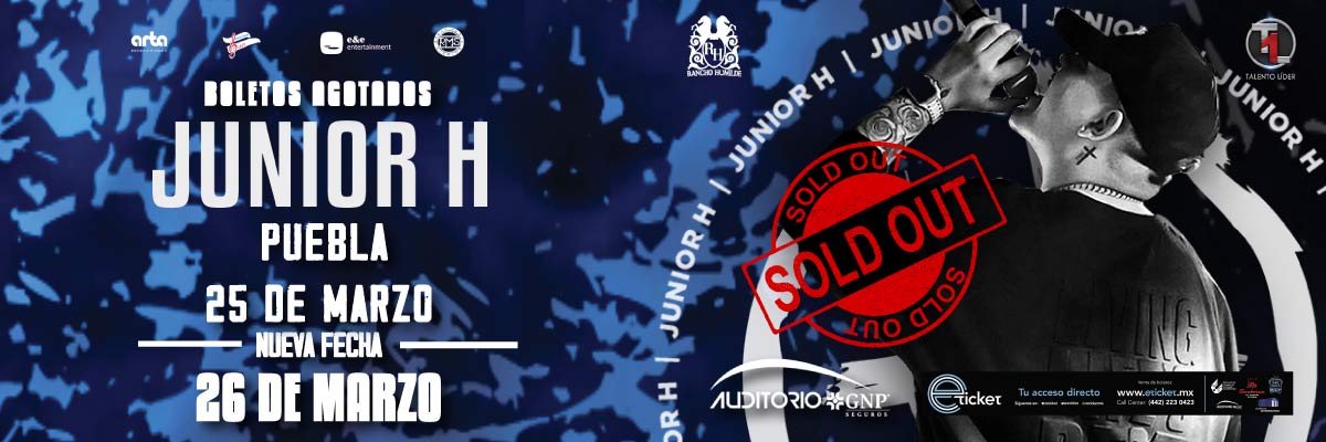 JUNIOR H. Información de próximas fechas y presentaciones. Compra tus ...