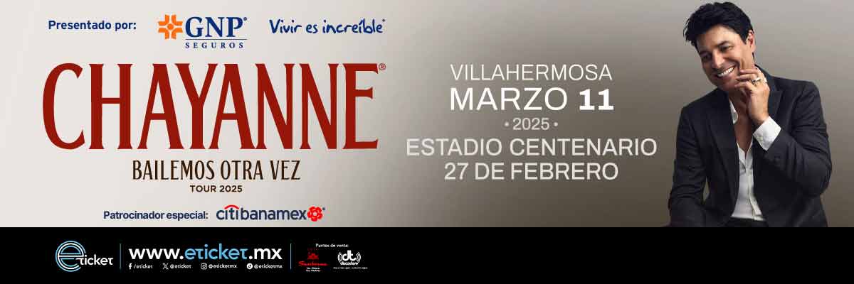 CHAYANNE. Información de próximas fechas y presentaciones. Compra tus boletos en línea o en ...