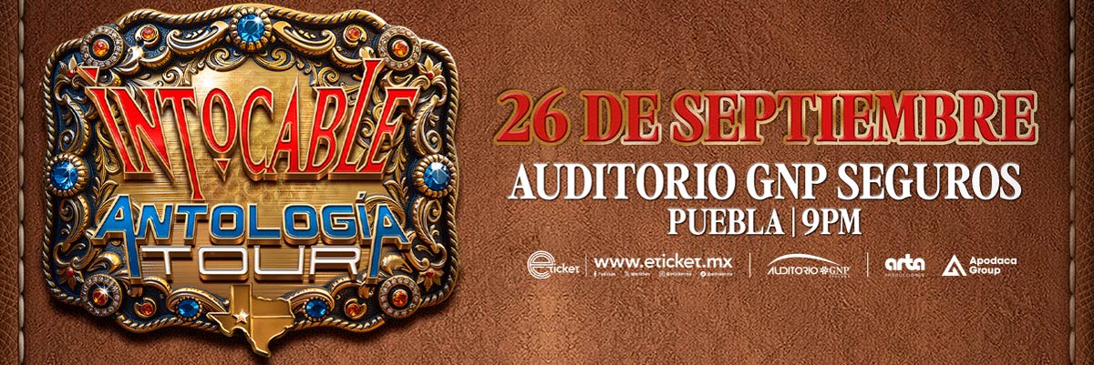 INTOCABLE : Auditorio GNP Seguros : PUEBLA : Información del evento - Compra tus Boletos - México