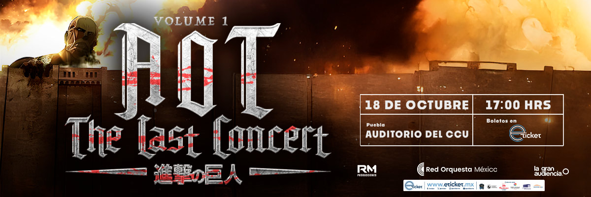 AOT THE LAST CONCERT - ATTACK ON TITAN : Auditorio del Complejo ...
